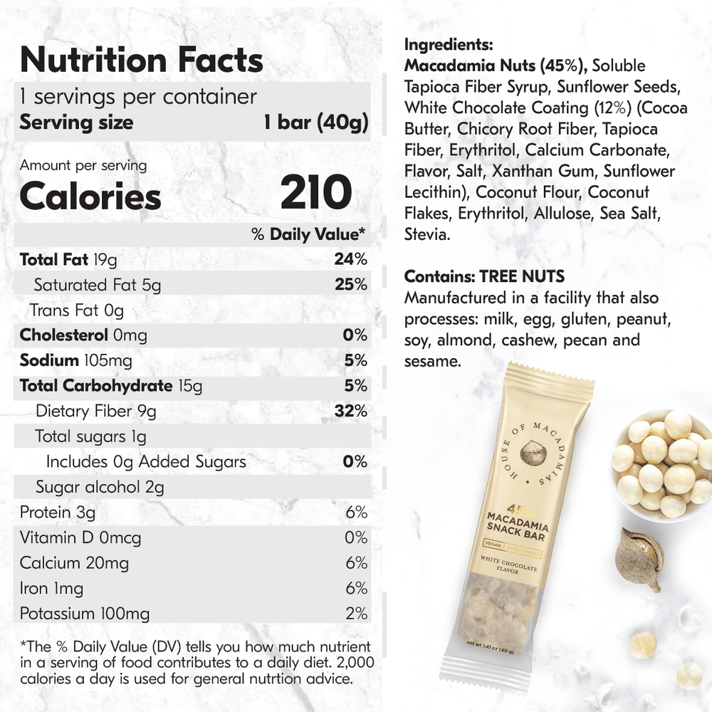 Macadamia Nuts Snack Bar Variety Pack – House of Macadamias