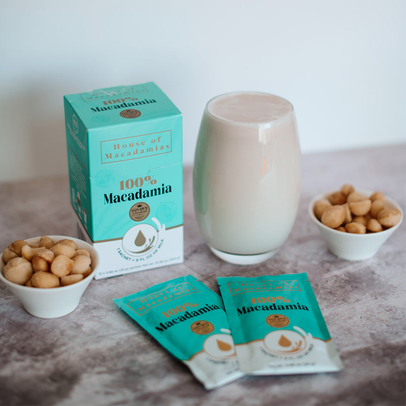 100% Macadamia Milk (12 Sachets) – House of Macadamias