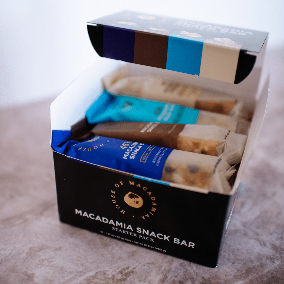 Macadamia Nuts Snack Bar Variety Pack
