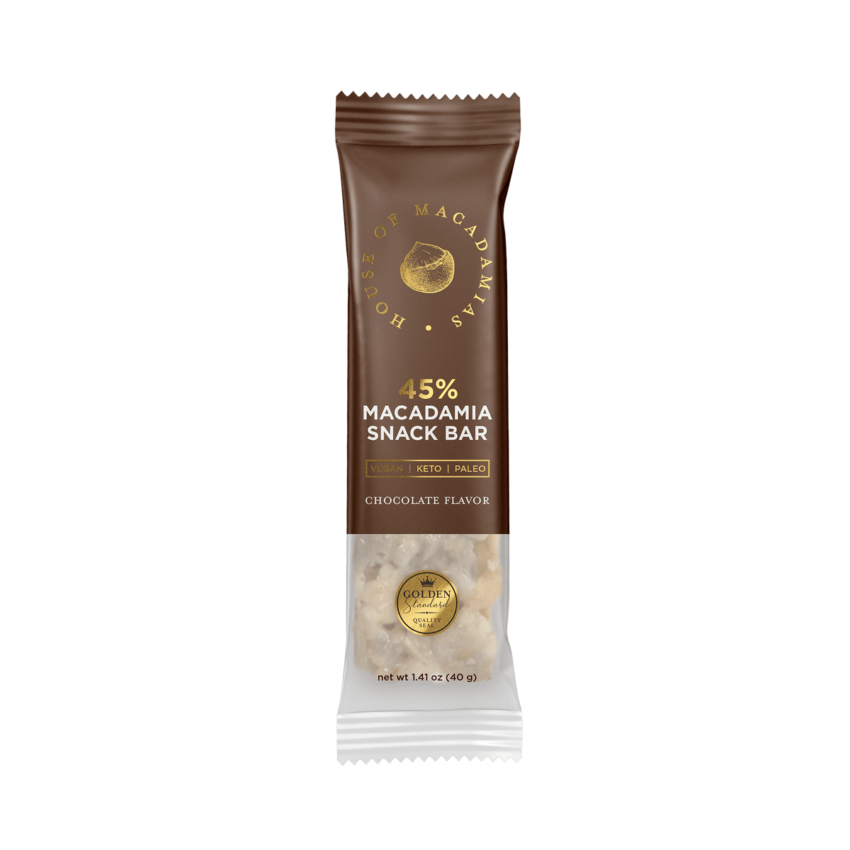 Chocolate Macadamia Nuts Snack Bar - House of Macadamias